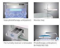 China Hospital Neonatal Infant Incubator Infant Care Incubator with Temperature Control for sale