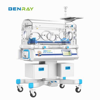 China Infant Incubator Hospital Baby Incubator LCD Touch Screen Newborn Warmer With Phototherapy Option SPO2 Monitoring 168 Hours Data Record for sale