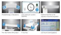China Hospital Infant Radiant Warmer LED Display Skin Temperature Sensor Gas Spring Adjustment X-Ray Tray for sale