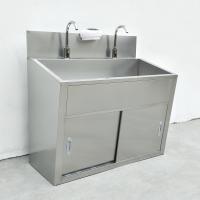China Stainless Steel Induction faucet Wash Sink for 2 people for sale