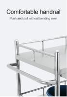 China Stainless Steel Hospital Trolley Medical Cart for sale
