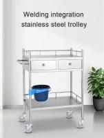 China Stainless Steel Hospital Trolley Medical Cart for sale
