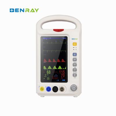 China Surgical 7 inch Transport Multi-Parameter Monitor Portable Patient Monitor for sale