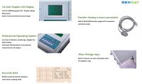 China Hospital Operating Room Portable Lead Electrocardiograph 3 Channel Interpretive ECG Machine for sale