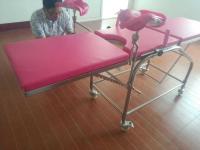 China Hospital Clinic Gynecology Obstetrics Operating Table Bed Examination Chair Manual Obsteric Table for sale