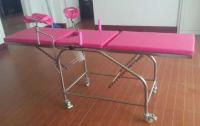 China Hospital Clinic Gynecology Obstetrics Operating Table Bed Examination Chair Manual Obsteric Table for sale