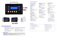 China Vital Signs Monitor for sale
