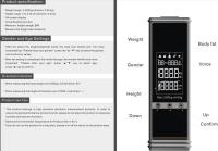 China Ultrasonic Hospital Home School Use Weight Height Scale Ultrasonic height and body fat analyzer for sale