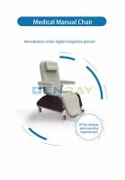 China Hemodialysis Center Digital Integration Medical Manual Dialysis Chair for sale