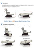 China Hemodialysis Center Digital Integration Medical Manual Dialysis Chair for sale