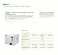 China Hospital Dental Clinic School Use Medical Autocalve Fully Automatic Microcomputer Type Vacuume Desktop High Pressure Steam Sterilizer  B Class for sale