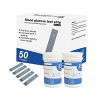 China Accurate Blood Glucose Meter Blood Glucose Monitor Blood Sugar Meter with 50 test Strips & 50 Sterile Lancets for sale