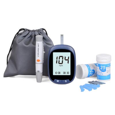 China Accurate Blood Glucose Meter Blood Glucose Monitor Blood Sugar Meter with 50 test Strips & 50 Sterile Lancets for sale