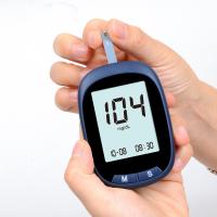 China Accurate Blood Glucose Meter Blood Glucose Monitor Blood Sugar Meter with 50 test Strips & 50 Sterile Lancets for sale
