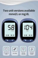 China Accurate Blood Glucose Meter Blood Glucose Monitor Blood Sugar Meter with 50 test Strips & 50 Sterile Lancets for sale
