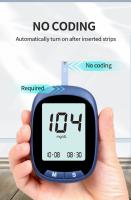 China Accurate Blood Glucose Meter Blood Glucose Monitor Blood Sugar Meter with 50 test Strips & 50 Sterile Lancets for sale
