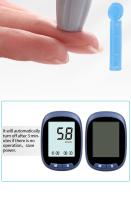 China Accurate Blood Glucose Meter Blood Glucose Monitor Blood Sugar Meter with 50 test Strips & 50 Sterile Lancets for sale