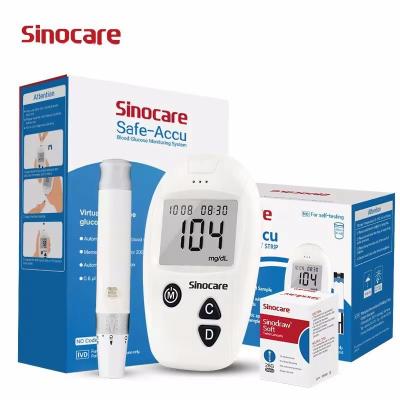 China Accurate Blood Glucose Meter Blood Glucose Monitor Blood Sugar Meter with 50 test Strips & 50 Sterile Lancets for sale