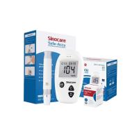 China Accurate Blood Glucose Meter Blood Glucose Monitor Blood Sugar Meter with 50 test Strips & 50 Sterile Lancets for sale