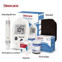 China Accurate Blood Glucose Meter Blood Glucose Monitor Blood Sugar Meter with 50 test Strips & 50 Sterile Lancets for sale