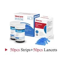 China Home Use Accurate Blood Glucose Meter Blood Glucose Monitor Blood Sugar Meter With 50 Test Strips & 50 Sterile Lancets for sale