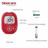 China Home Use Accurate Blood Glucose Meter Blood Glucose Monitor Blood Sugar Meter With 50 Test Strips & 50 Sterile Lancets for sale