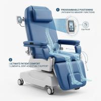 China Electric Hemodialysis Dialysis Chair Three LINAK Motors 0-85 Degree Reclining CE Certified for sale