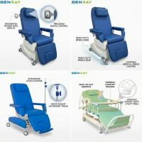 China Adjustable Dialysis Recliner Chair Digital Control Three Motor Hemodialysis Equipment For Clinic for sale