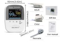 China BM1000A Pediatric Neonatal Pulse Oximeter 35-100% SpO2 Screening Set with Three Probes for sale