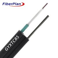 China Figure 8 Armored Fiber Optic Cable Single Multi Mode 6 Core Steel Wire Supported GYXTC8S for sale