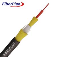 China High Strength Kevlar Yarn Member Flame Retardant Jacket Simplex Flexible Fiber Optic Cable for sale