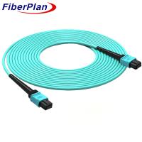 China PVC LSZH OM3 MPO MTP Fiber Optic Loopback With Low Insertion Loss for sale