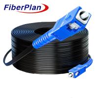 China Fiberplan Drop Cable Patch Cord LC SC FC ST DIN UPC/APC SM G652D Fiber 3m To 1000m for sale