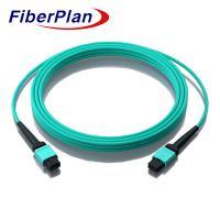 China High Performance MTP MPO Fiber PVC LSZH OM3 Optic Patch Cord With Low Insertion Loss for sale