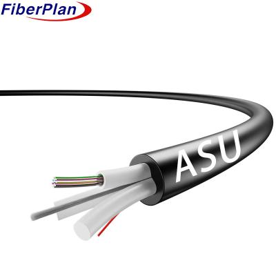China Mini ADSS 6 To 12 Core Single Mode Multi Mode Aerial Fiber Optic Cable Self Supporting Cable ASU for sale