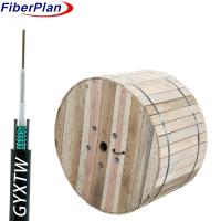 China Duct GYXTW Fiber Optic Cable With Parallel Steel Wires And PE Sheath For Outdoor Installations for sale
