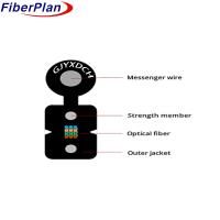 China Fiber Type G652D/G657A Single Core GJYXDCH FTTH Drop Cable With Messenger Compatible for Communication Equipment for sale