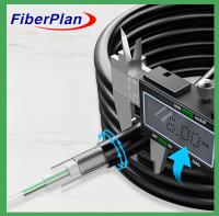 China Outdoor Armored Singlemode GYXTW G652D Fiber Optic Wire Cable Black Aerial Unitube (Central Loose) GYXTW for sale
