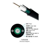 China Armored Singlemode GYXTW G652D Outdoor Single Mode Fiber Optic Cable for sale