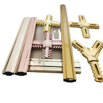 China Anodized Aluminum Profile 8x18mm Golden for Doors and Windows Hardware for sale