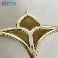 China Golden Mirror Decoration 8x18 Double Glazing Georgian Bars Flower ABS Electroplate for sale