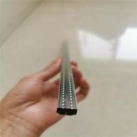 China Butyl Sealant Aluminum Spacer Bar 5.5-15.5mm Bendable for Insulating Glass for sale