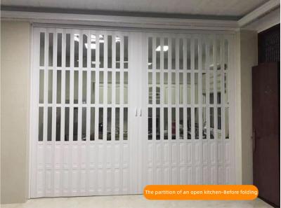 China Customized Color PVC Sliding Door Waterproof 1 Year Warranty for Living Room for sale