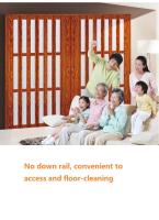 China PVC Folding Sliding Door 80x200cm Heat Insulation for Balcony Home Office Modern Design for sale