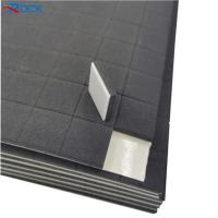 China 18x18mm Cork Pads Roll with Adhesive Foam Pad 3+1mm Thickness Glass Protector Separator for sale