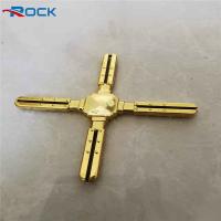 China PVC White Gold 5x8 Georgian Bar Flower Cross Decorative Accessories for Double Glazing Windows for sale