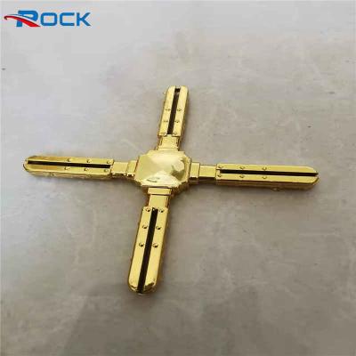 China PVC White Gold 5x8 Georgian Bar Flower Cross Decorative Accessories for Double Glazing Windows for sale