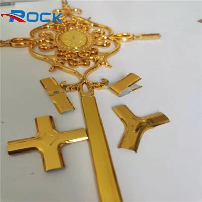 China 5x8mm Aluminum Georgian Spacer Bars for Insulated Glass Custom Color Electroplate Coating for sale