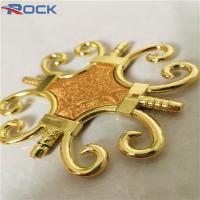 China Aluminum Double Glazed Georgian Bar Decorative Flowers UV Proof Gold Color for IG Glass Units for sale