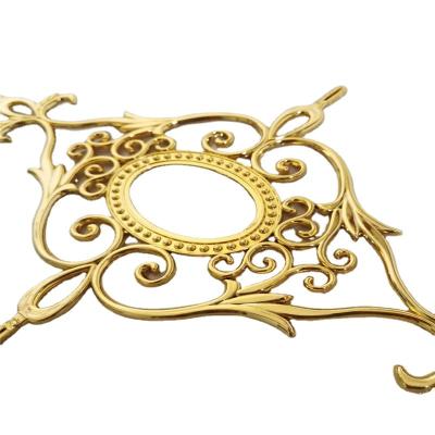 China Gold Georgian Bar Decorative Flowers 5x8mm ABS Contemporary Window Trim for sale